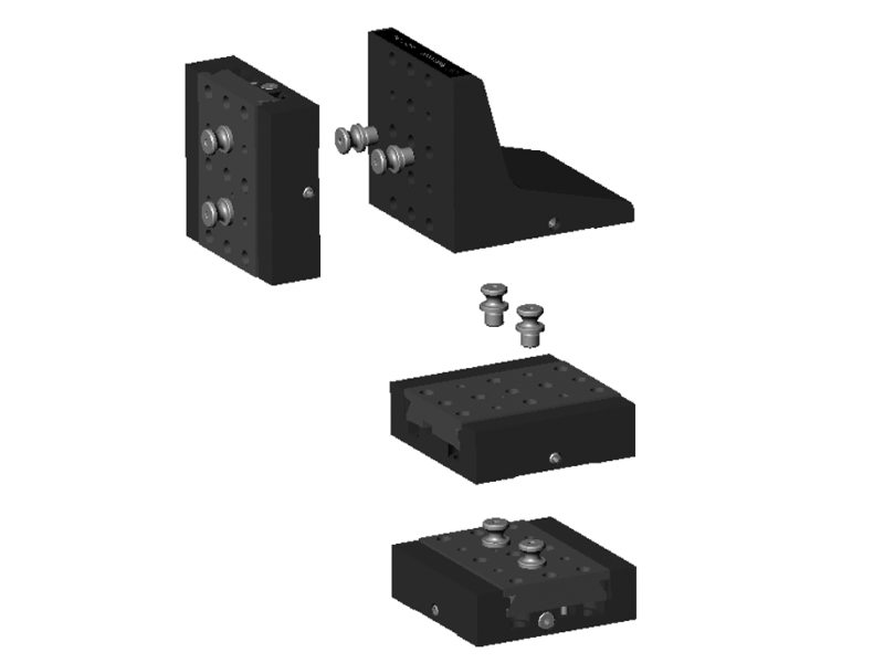 Peg-Joining Dovetail Linear Stage