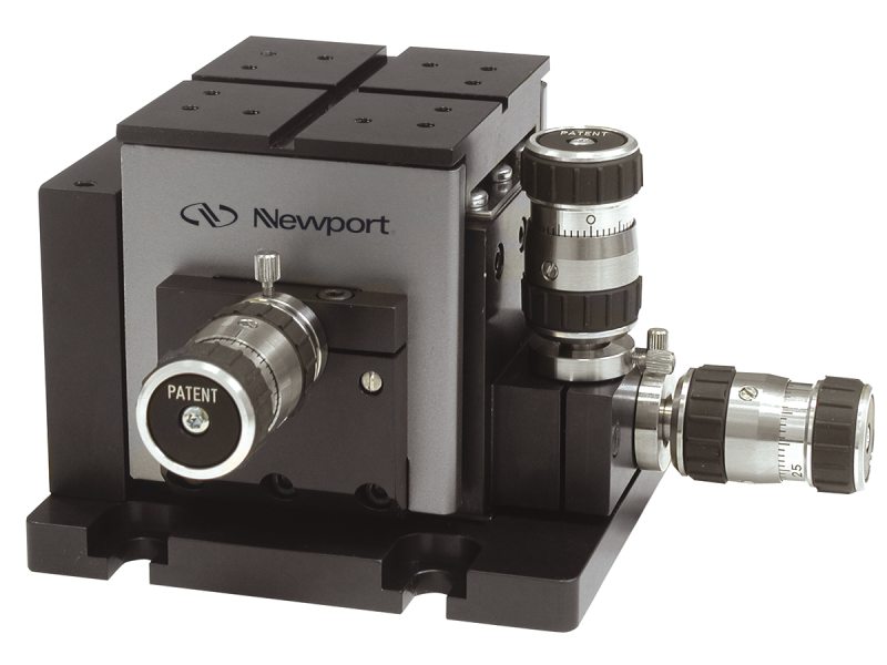 Compact XYZ Fiber Alignment Flexure Stages