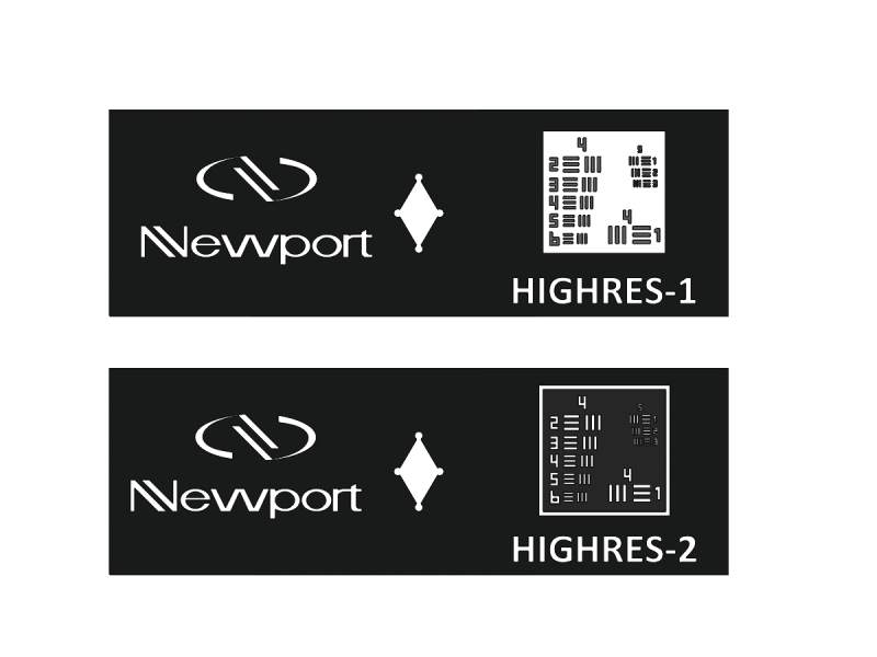 High Resolution USAF Test Targets
