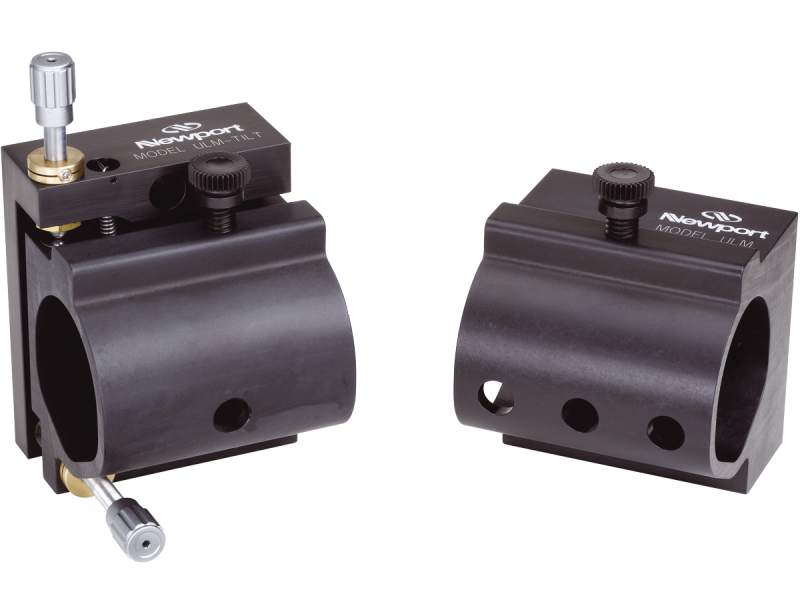 Fixed and Tip/Tilt Cylindrical Laser Rod Mounts